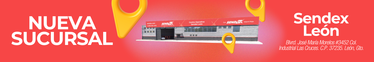 Sucursales Sendex Paquetería